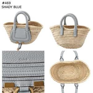 Chloe | Bags | Chloe Marcie Mini Basket Raffia Tote White | Poshmark